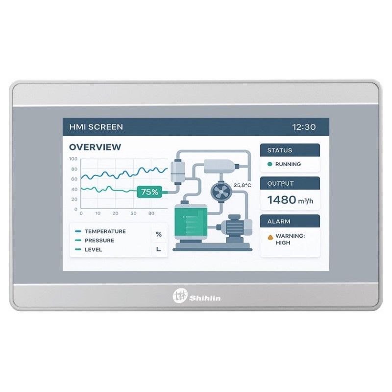 Shihlin Electric HS Series HMI - Industrial Automation Control